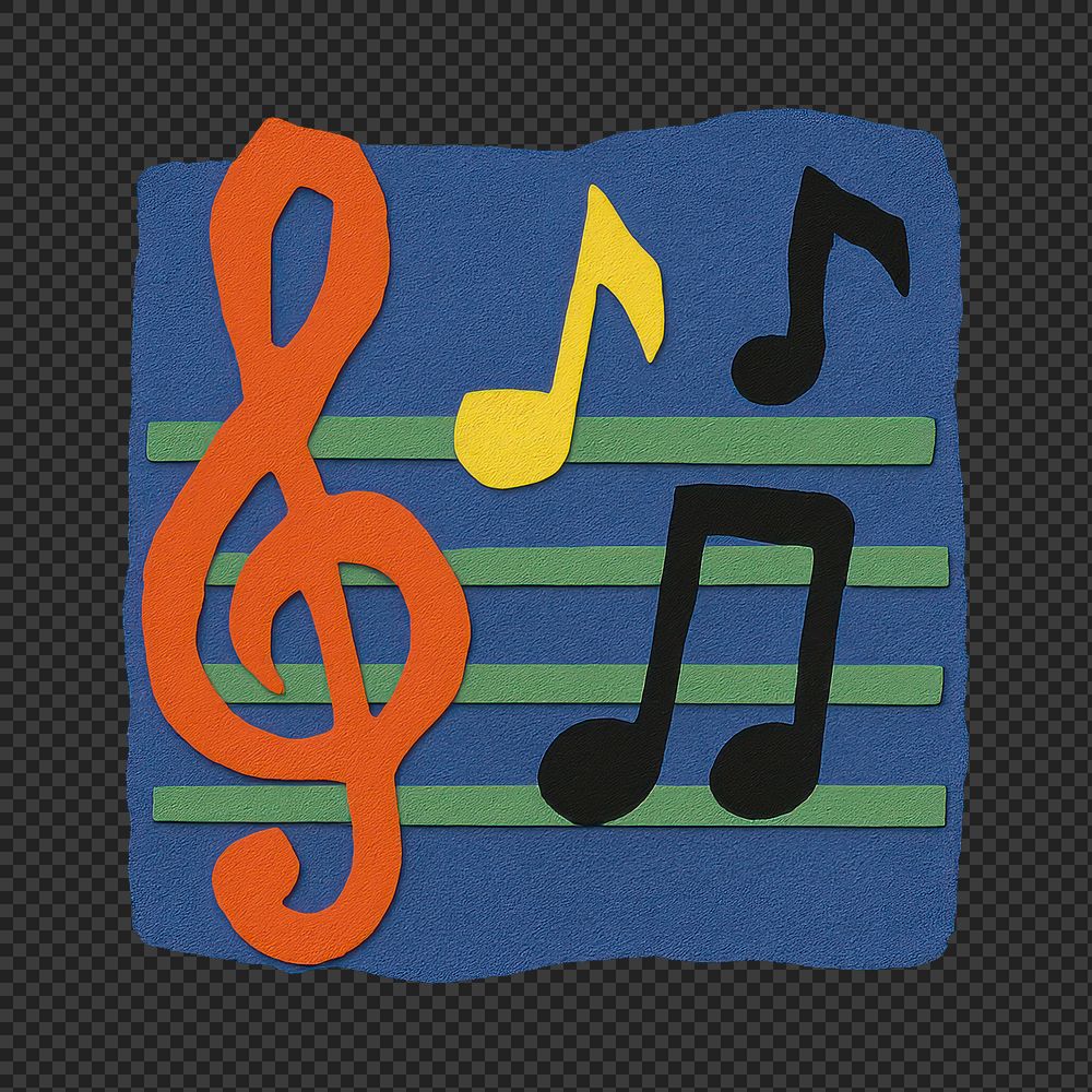 Background Music Note Musical Paper PNG Images | Free Photos, PNG ...