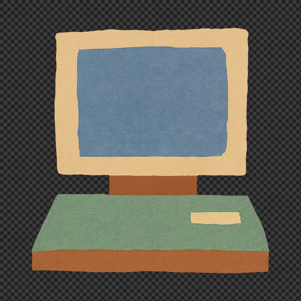 Old Computer Monitor PNG Images | Free Photos, PNG Stickers, Wallpapers ...