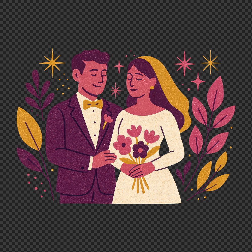 Bride+and+groom+graphic Shadow Images | Free Photos, PNG Stickers ...