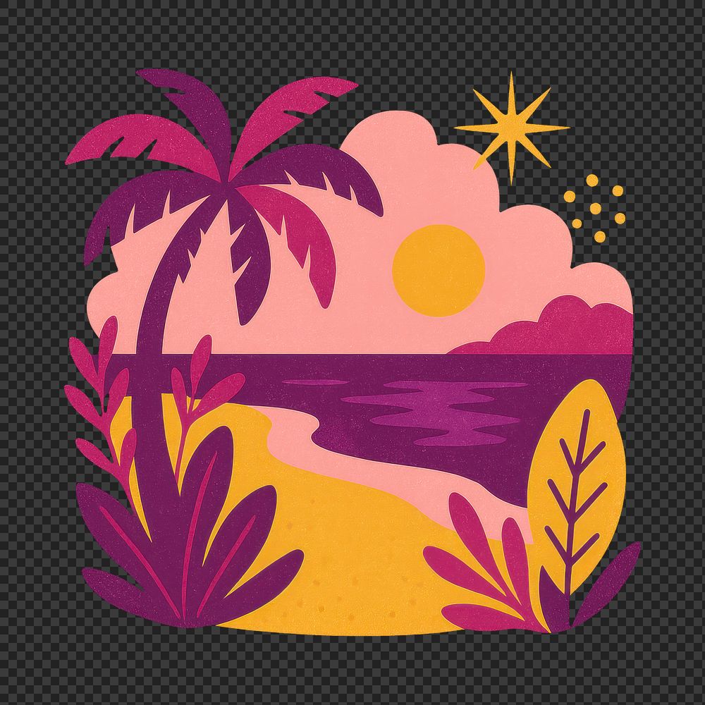 Beach+wave PNG Sunset Images | Free Photos, PNG Stickers, Wallpapers ...