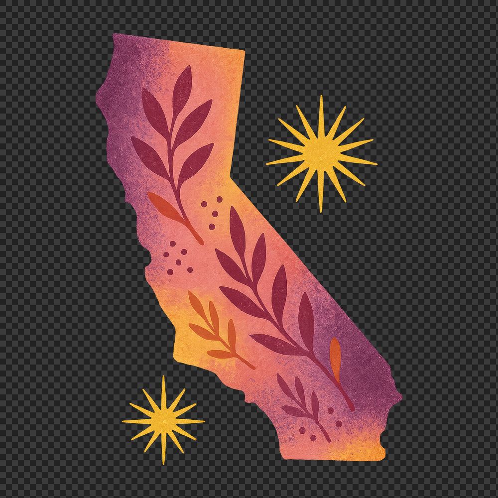 State Map PNG Gradient Images | Free Photos, PNG Stickers, Wallpapers ...