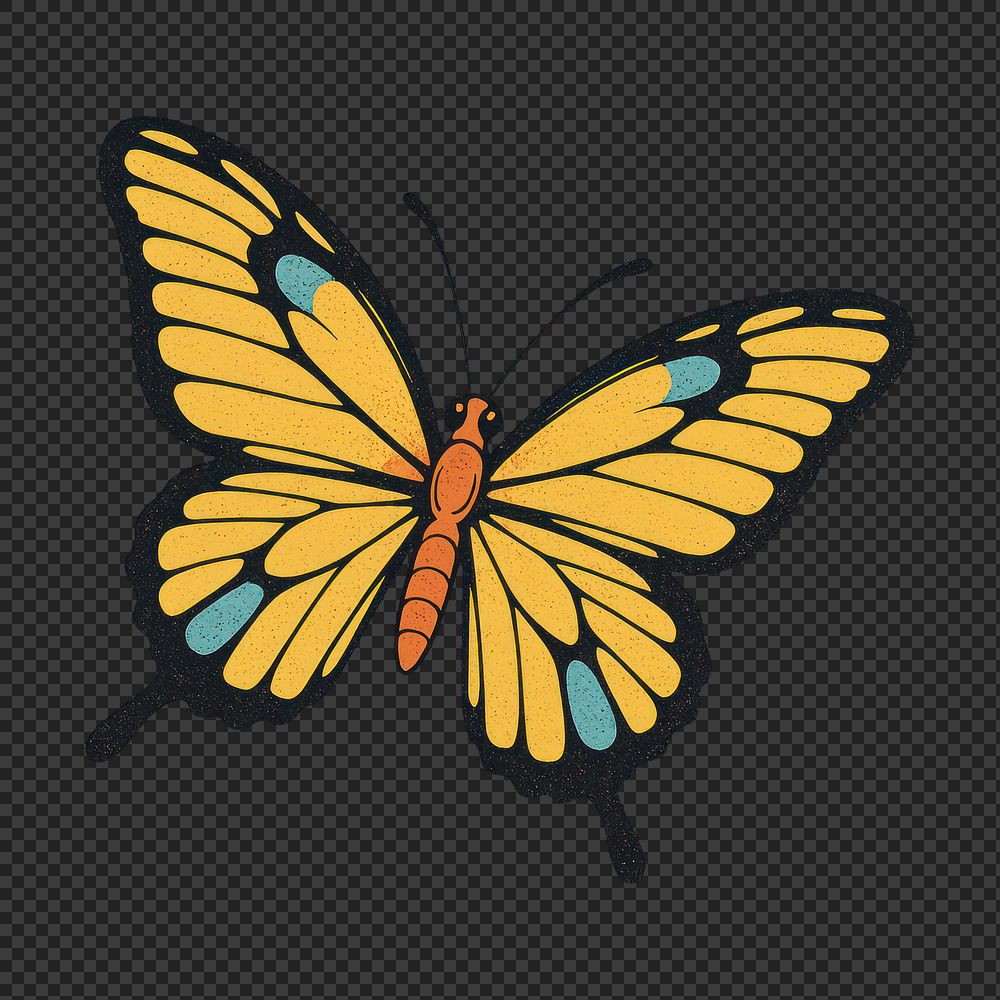 Simple Butterfly PNG Images | Free Photos, PNG Stickers, Wallpapers ...