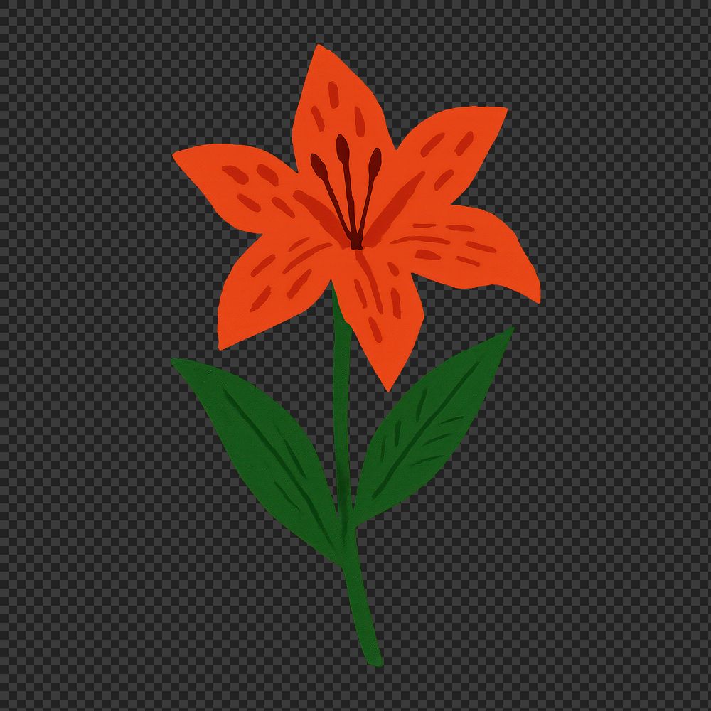 Lilies Orange Color Paper Images | Free Photos, PNG Stickers ...