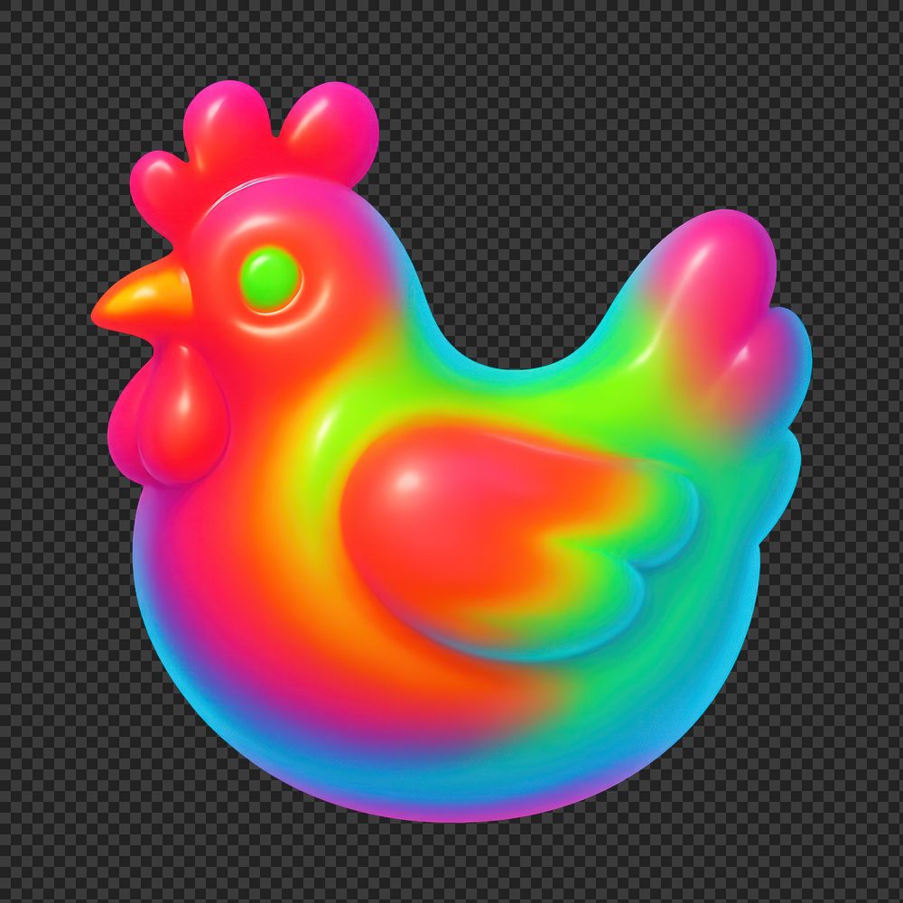 Neon+chicken Animal Images | Free Photos, PNG Stickers, Wallpapers ...