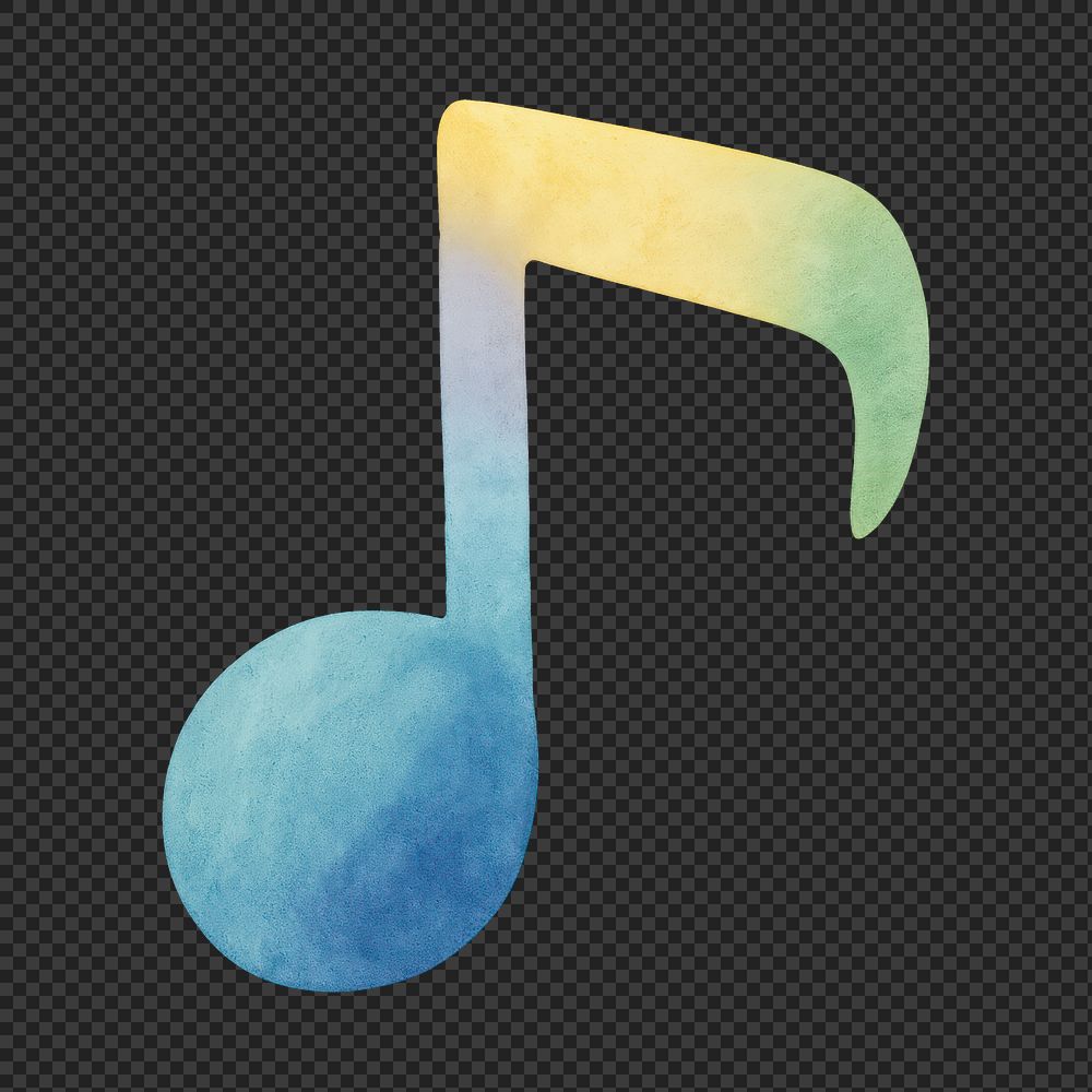 Music Notes Watercolor PNG Images | Free Photos, PNG Stickers ...