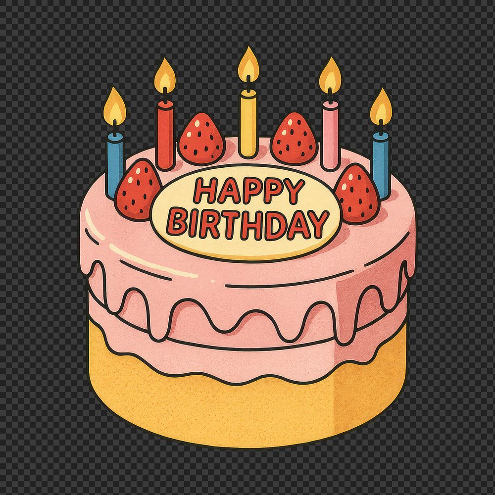 Happy Birthday Japanese PNG Transparent Images | Free Photos, PNG ...