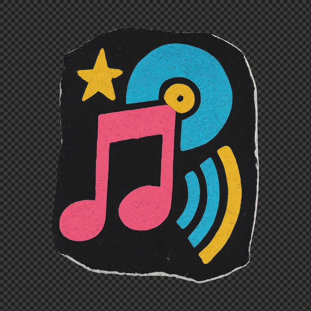 Music+notes+cutouts PNG Images | Free Photos, PNG Stickers, Wallpapers ...