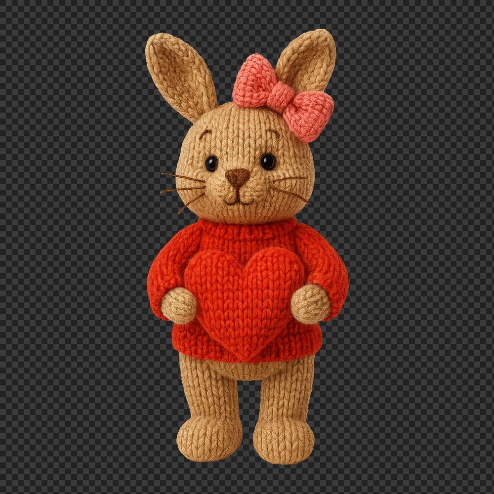 Rabbit Doll Transparent Shadow Images | Free Photos, PNG Stickers ...