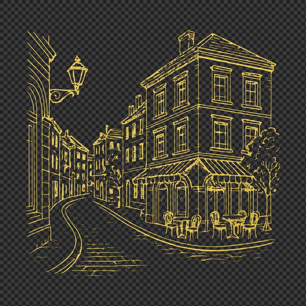 Illustration Cafe Building Texture Images | Free Photos, PNG Stickers ...