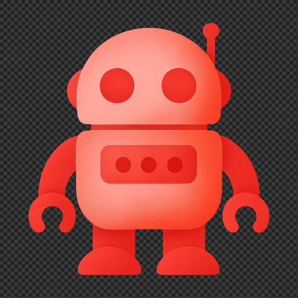 Cute Robot Transparent Background Gradient Texture Images | Free Photos ...