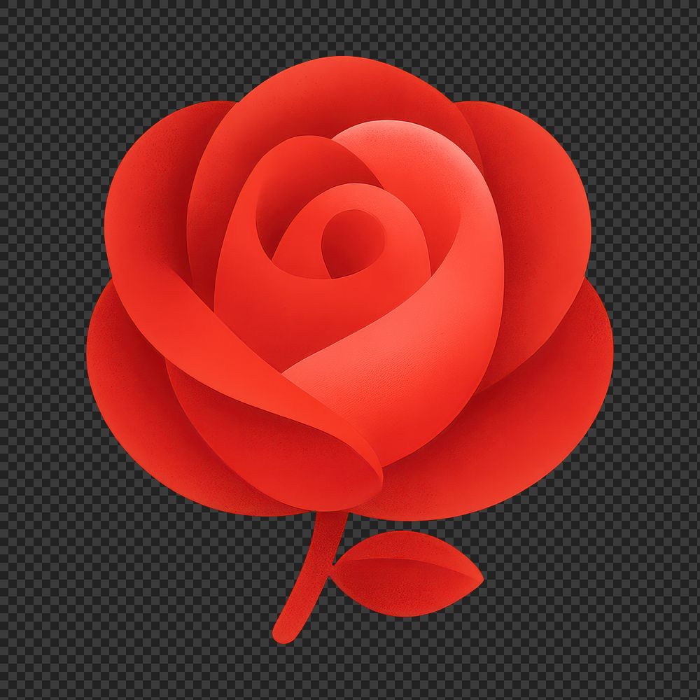 Flat Rose Design PNG Images | Free Photos, PNG Stickers, Wallpapers ...