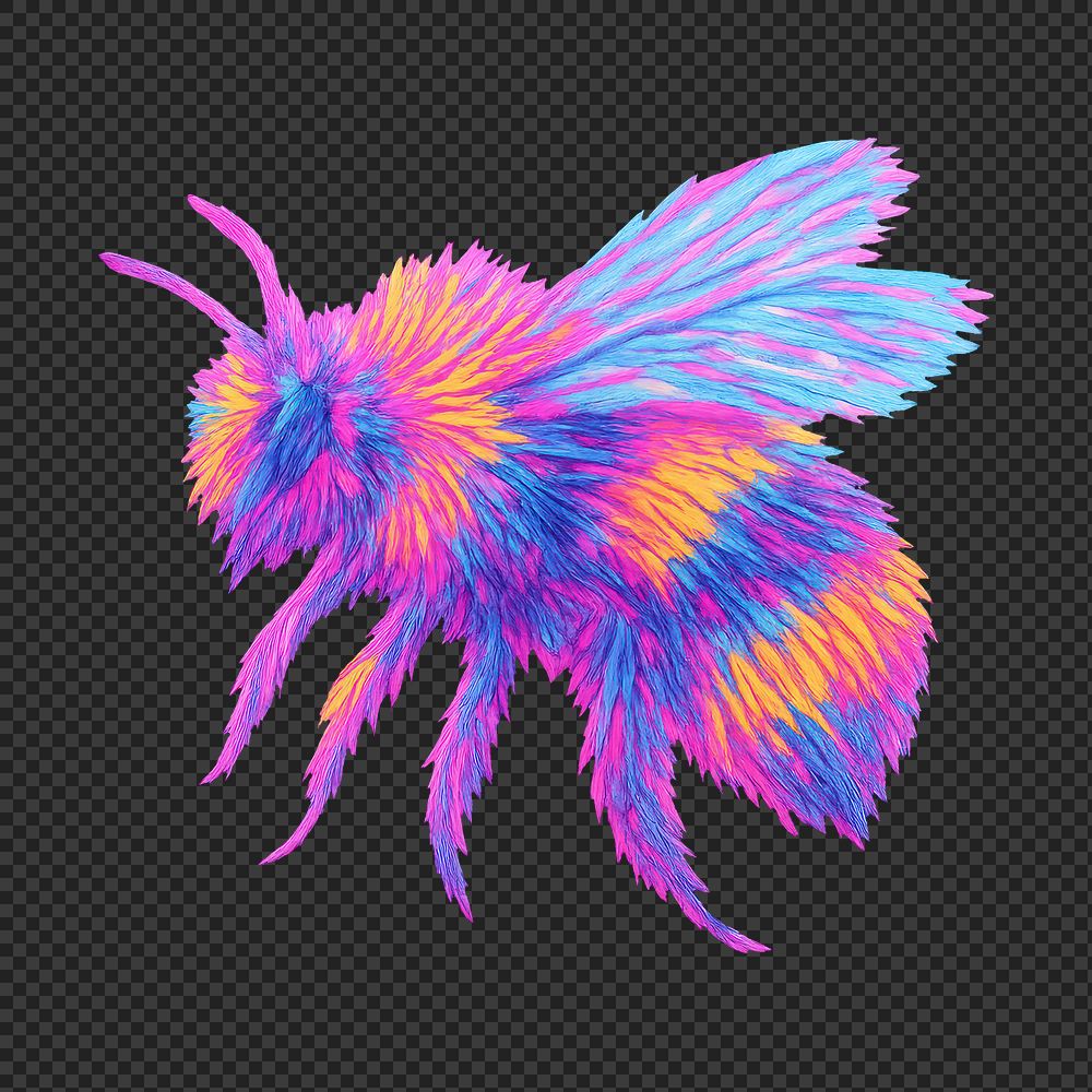 Pink Bee PNG Images | Free Photos, PNG Stickers, Wallpapers ...
