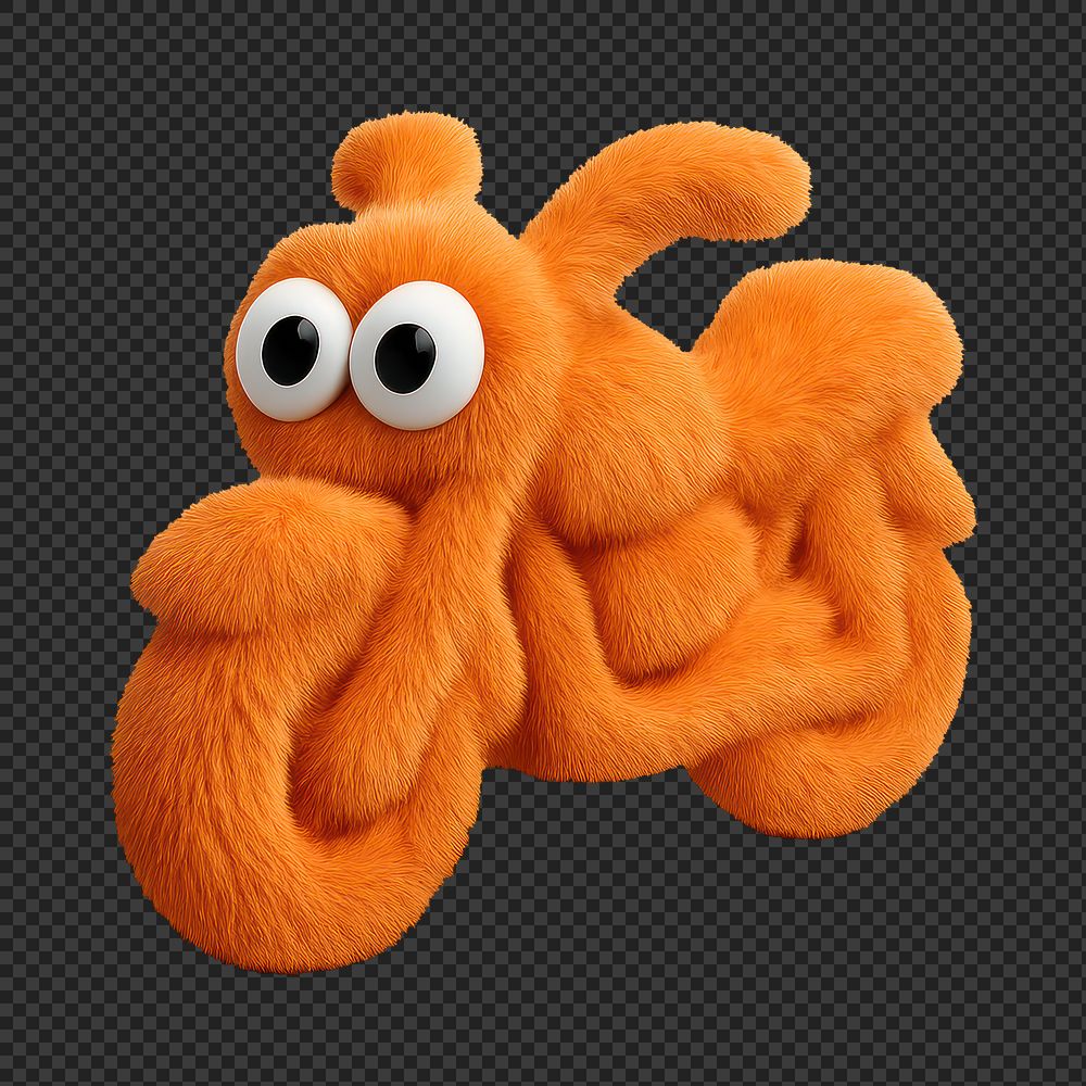 Motorcycle Orange Cartoon Isolated Textures Images | Free Photos, PNG ...