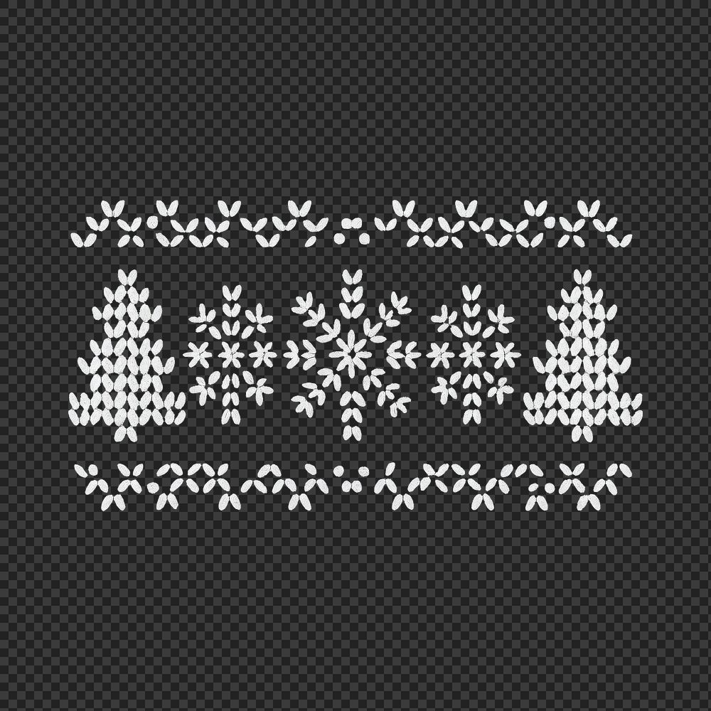 Snowflake++border Christmas Festive Design Winter Pattern Images | Free ...