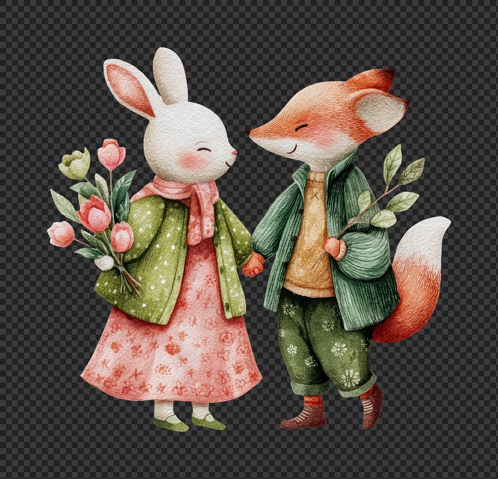 Romantic Forest Illustration Images | Free Photos, PNG Stickers ...