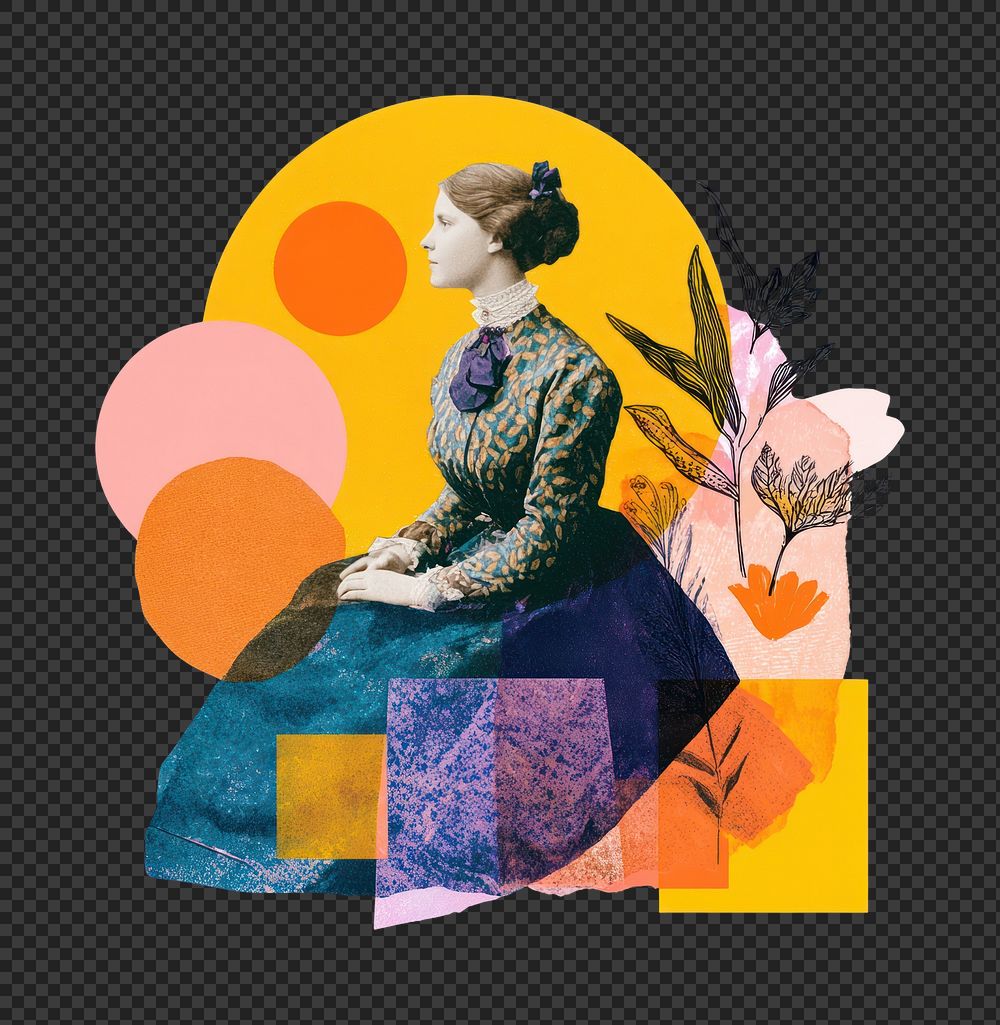 Woman And Botanical Illustration PNG Vintage Images | Free Photos, PNG ...