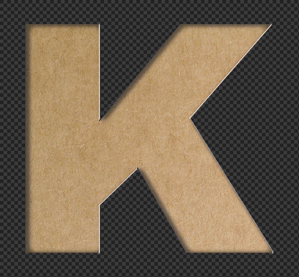 Paper+k Alphabet PNG Images | Free Photos, PNG Stickers, Wallpapers ...