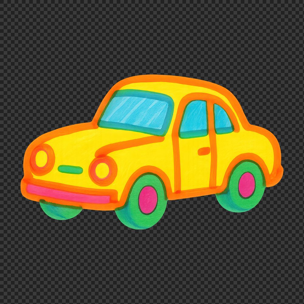 Kids Cars PNG Art Design Vintage Images | Free Photos, PNG Stickers ...