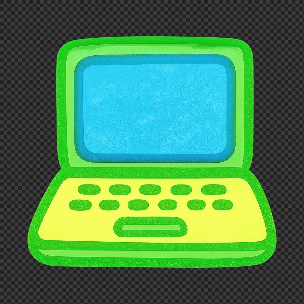 Children And Laptop Technology Art Cartoon Images | Free Photos, PNG ...