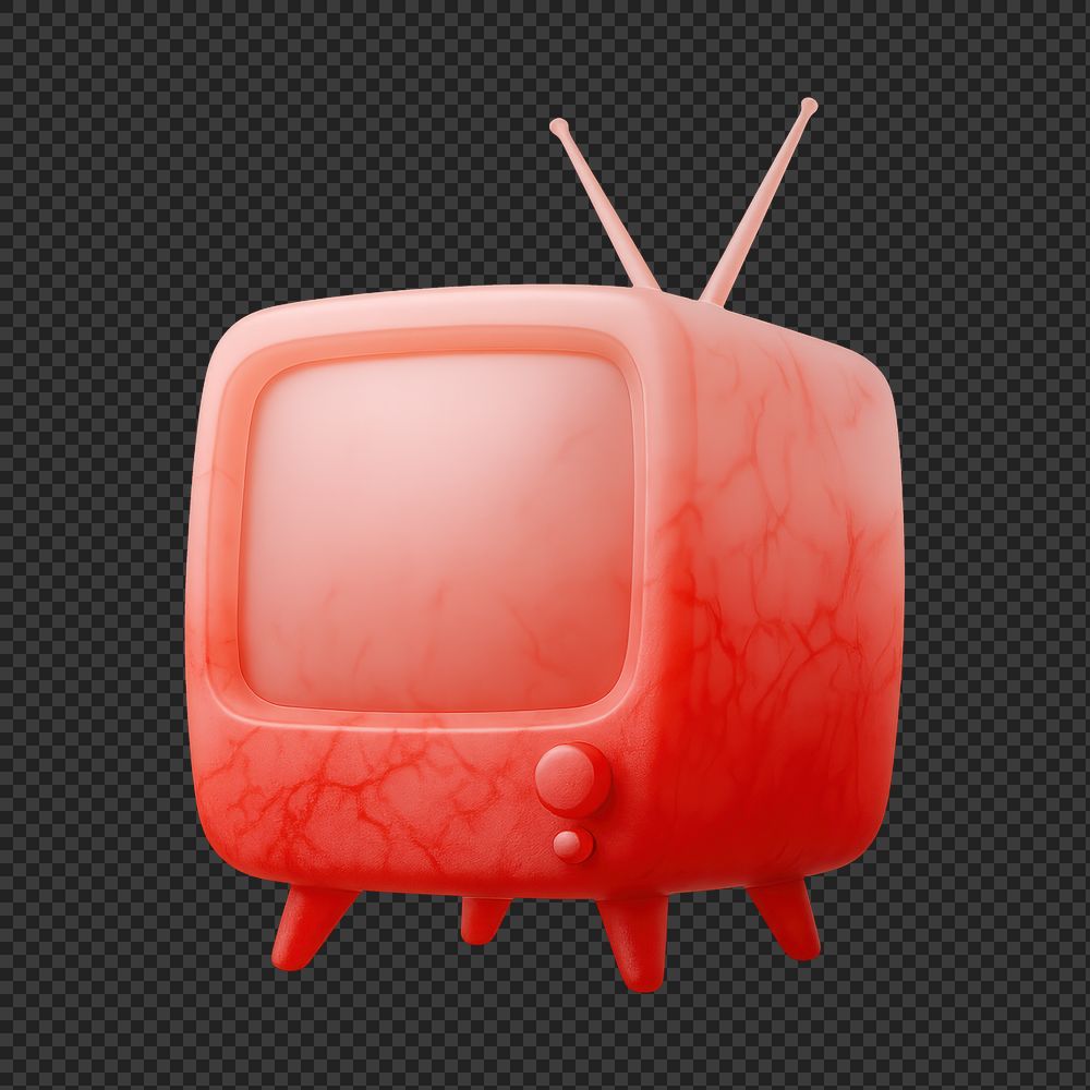 Retro Tv Red PNG Images | Free Photos, PNG Stickers, Wallpapers ...