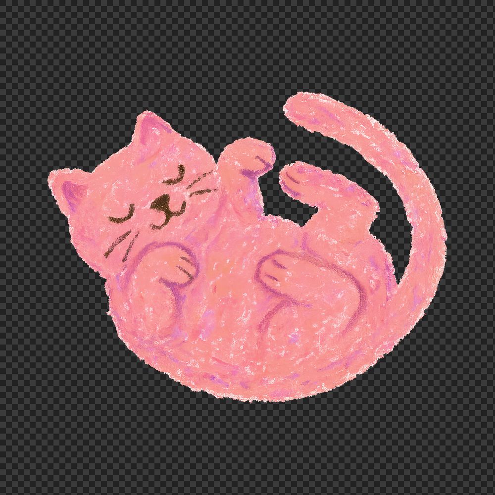 Sleep+cat+illustration Cute Images | Free Photos, PNG Stickers ...