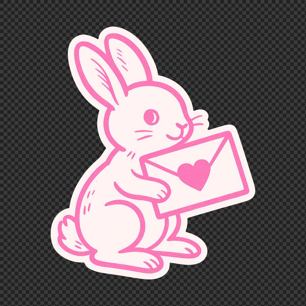 Bunny Outline Background Images | Free Photos, PNG Stickers, Wallpapers ...