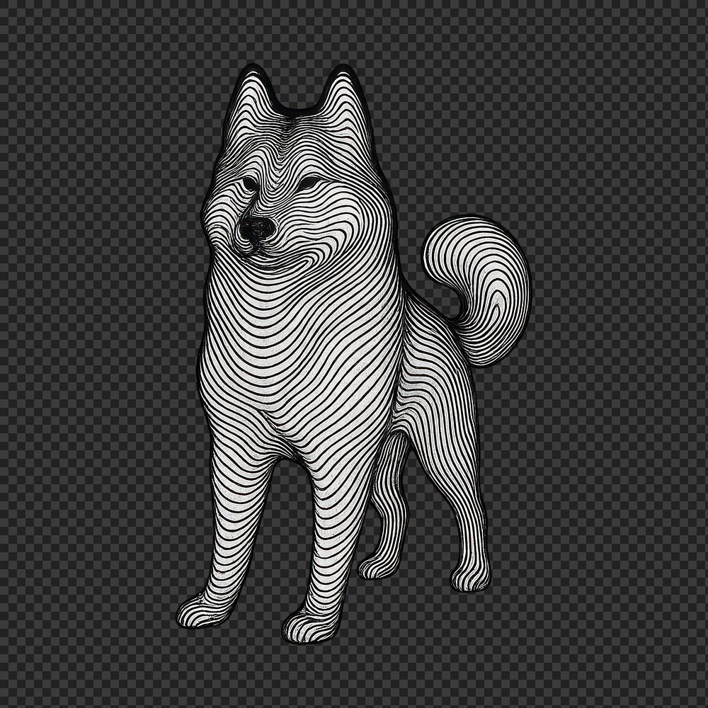 Drawing+of+a+husky Background PNG Illustration Design Images | Free ...