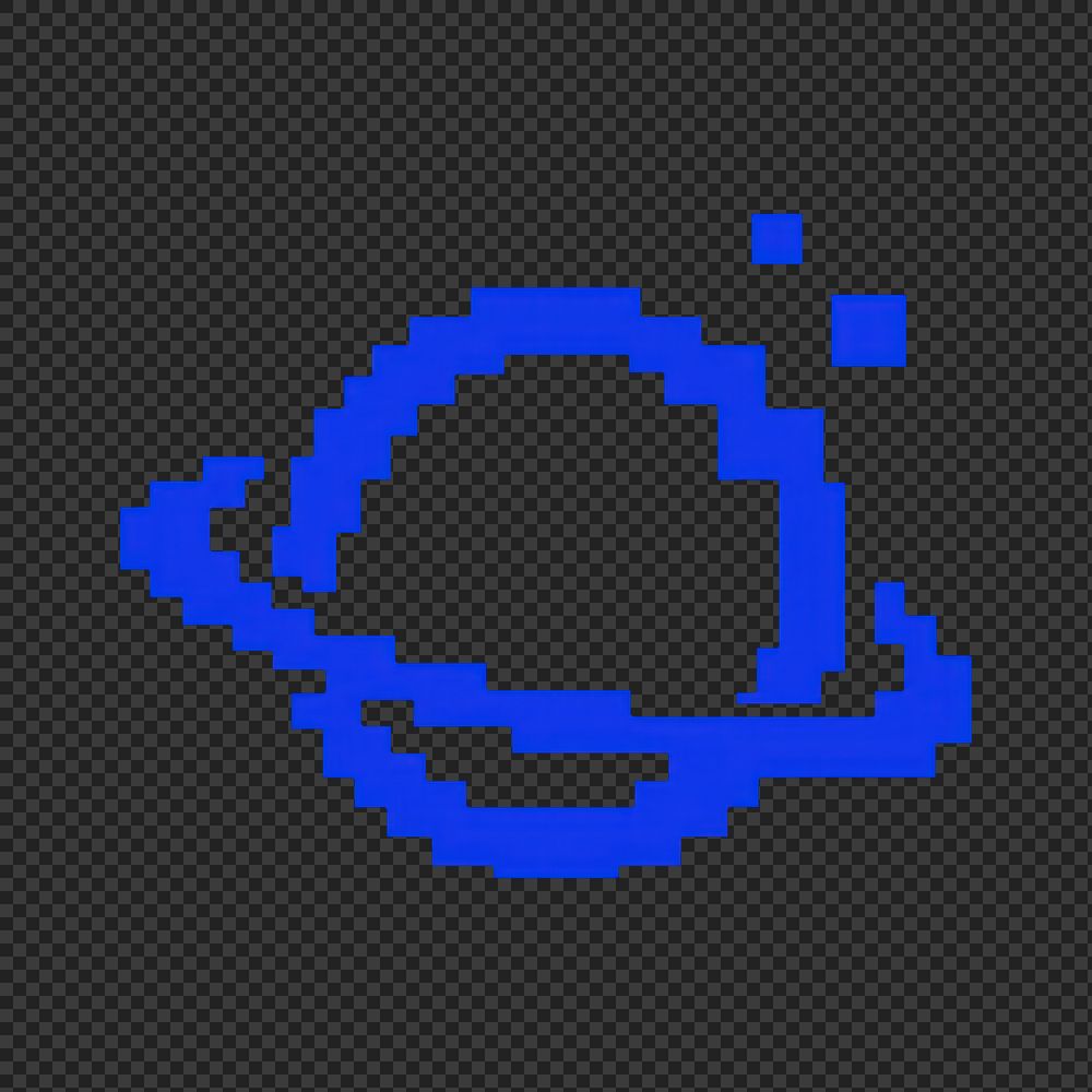 Pixel+planet Digital Background PNG Illustration Art Images | Free ...