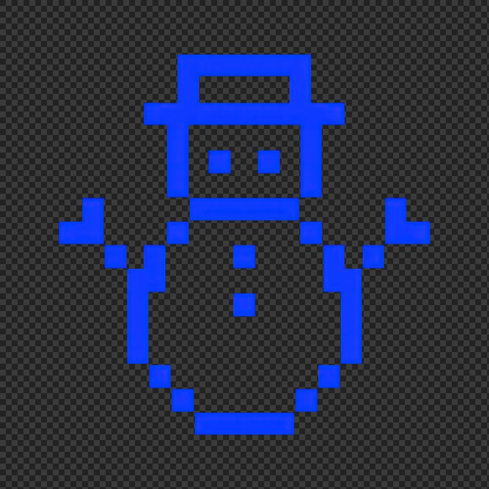 Winter Backgrounds Pixel Art Blue Images | Free Photos, PNG Stickers ...