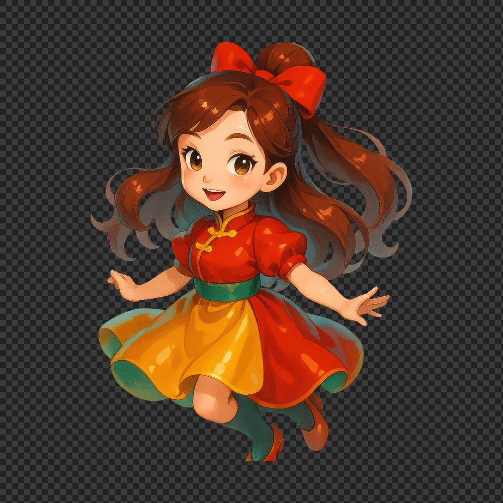 Anime+girls+pose+with+dress PNG Images | Free Photos, PNG Stickers ...