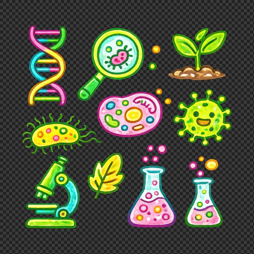 Bacteria+symbol Transparent PNG Images | Free Photos, PNG Stickers ...