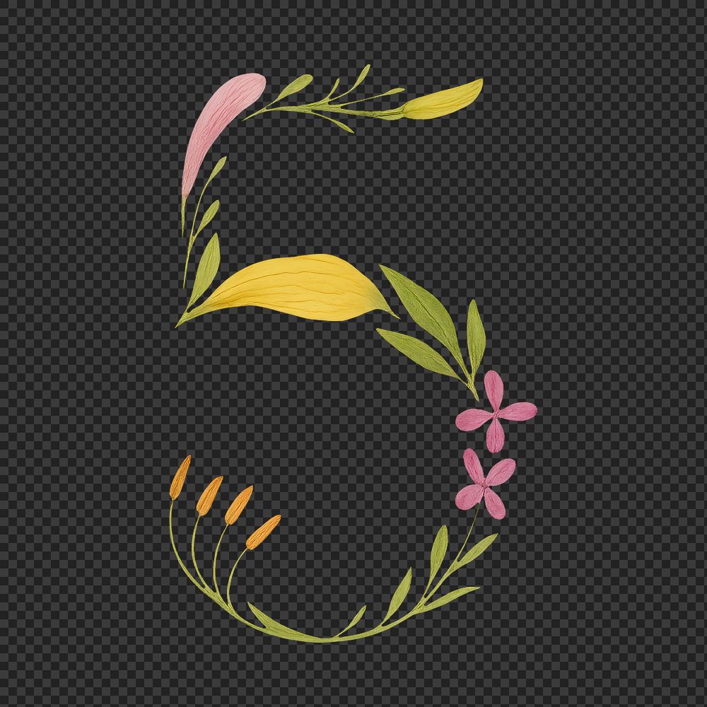 Floral Numeric PNG Flowers Images | Free Photos, PNG Stickers ...