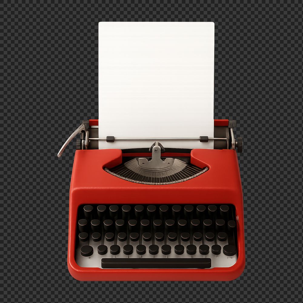 Typewriter Tools Retro Writing Paper PNG Images | Free Photos, PNG ...