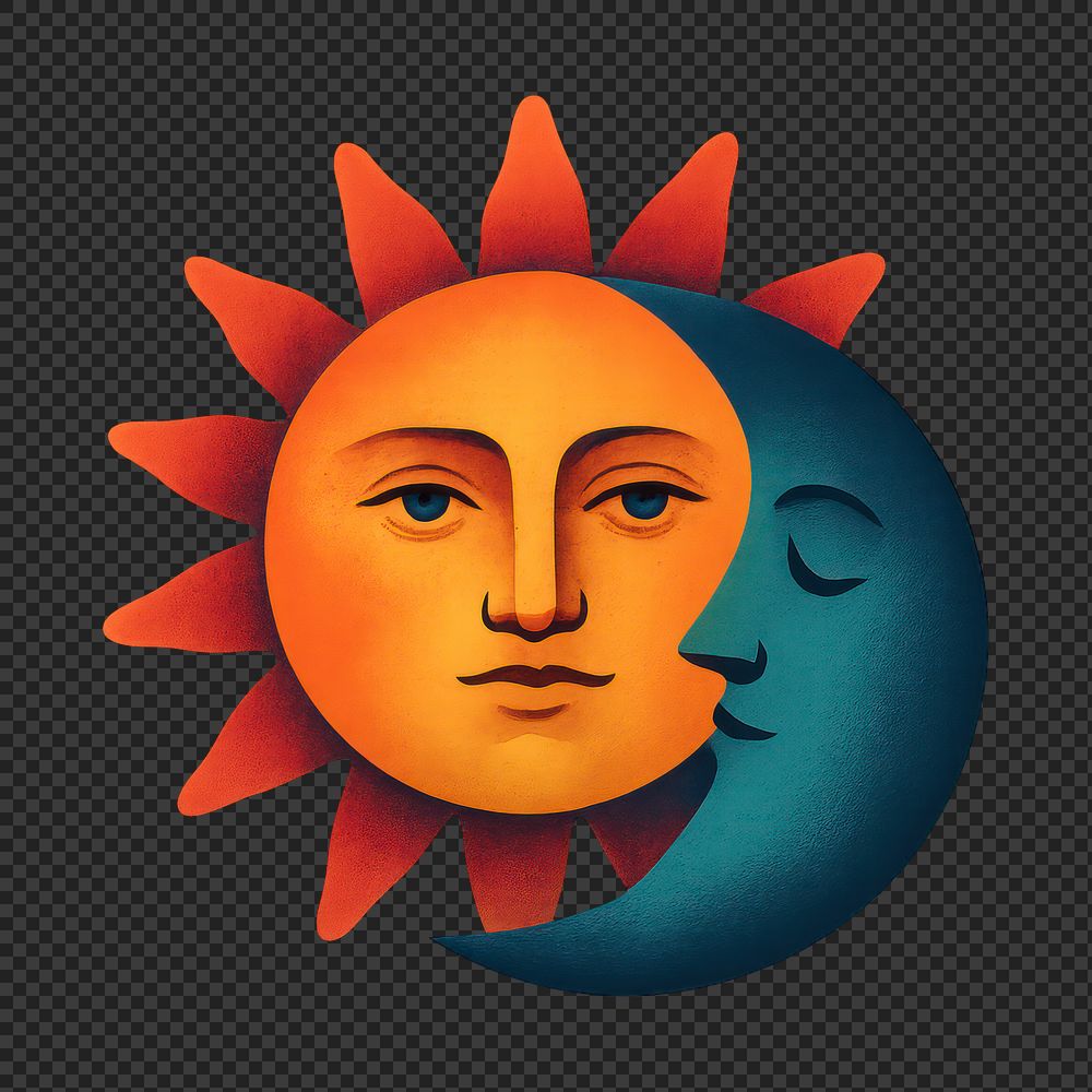 Sun+and+moon+drawing Background Images | Free Photos, PNG Stickers ...