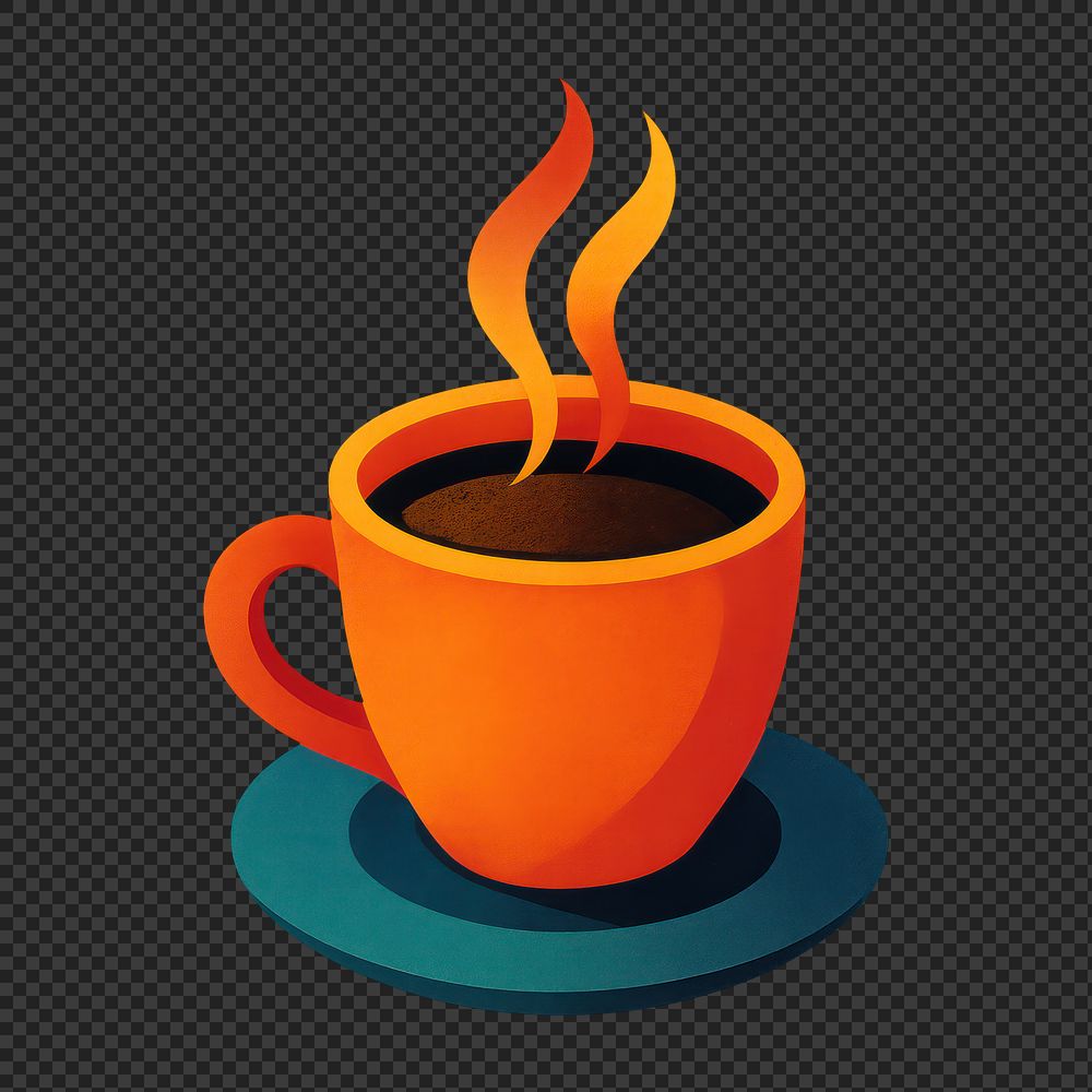 Coffee Drawings And Prints Transparent Art PNG Images | Free Photos ...