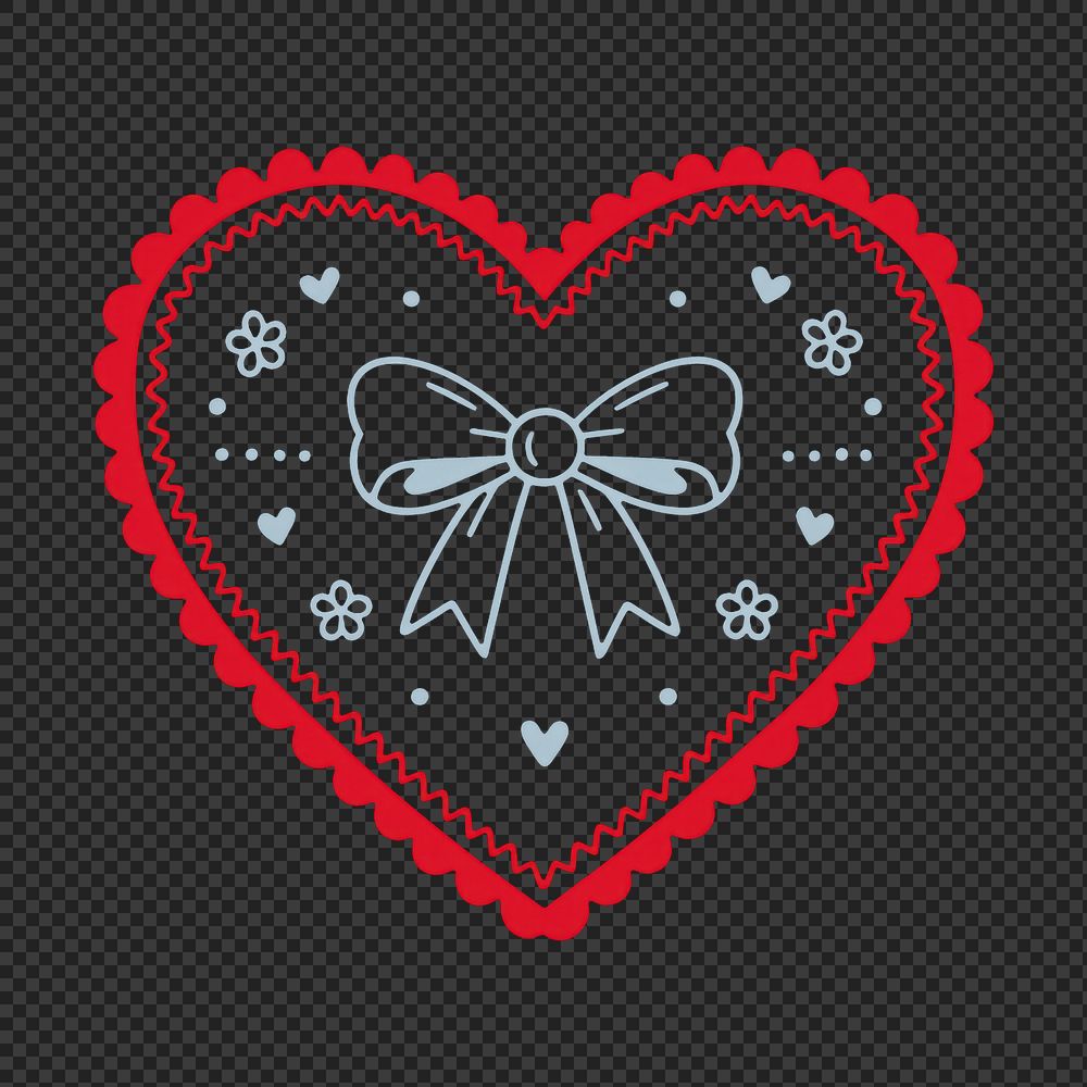 Vintage Gift Aesthetic Space Heart Border Images | Free Photos, PNG ...