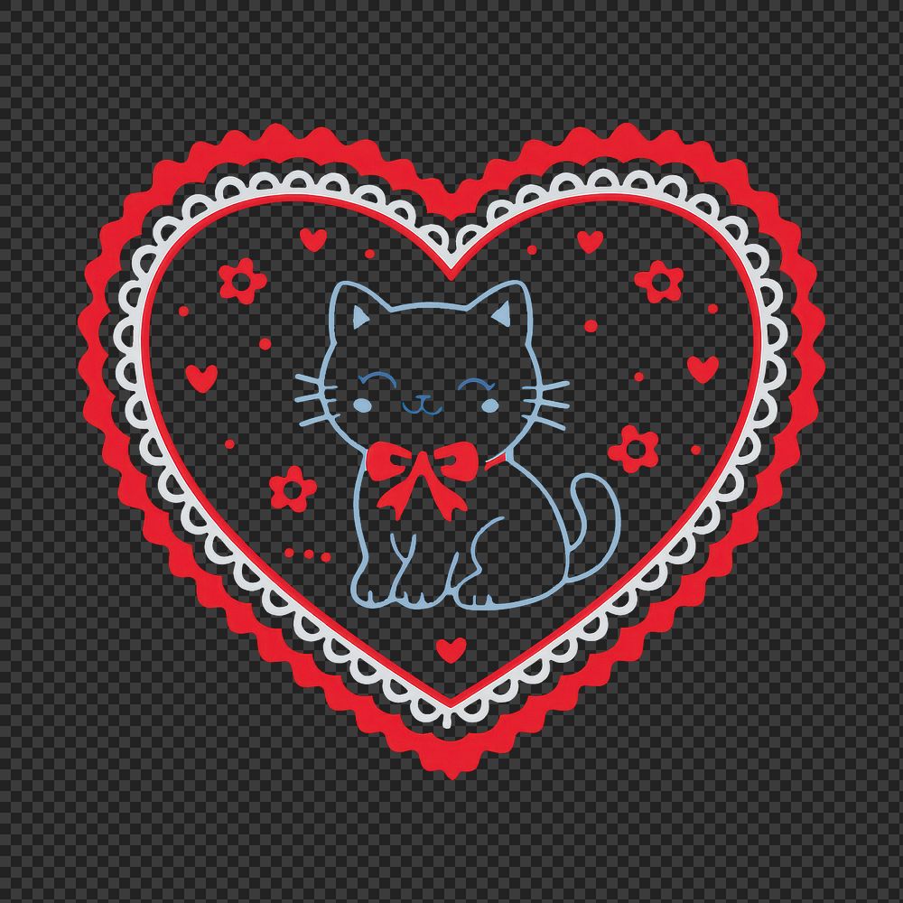 Cat Aesthetic PNG Vintage Cute Texture Images | Free Photos, PNG ...