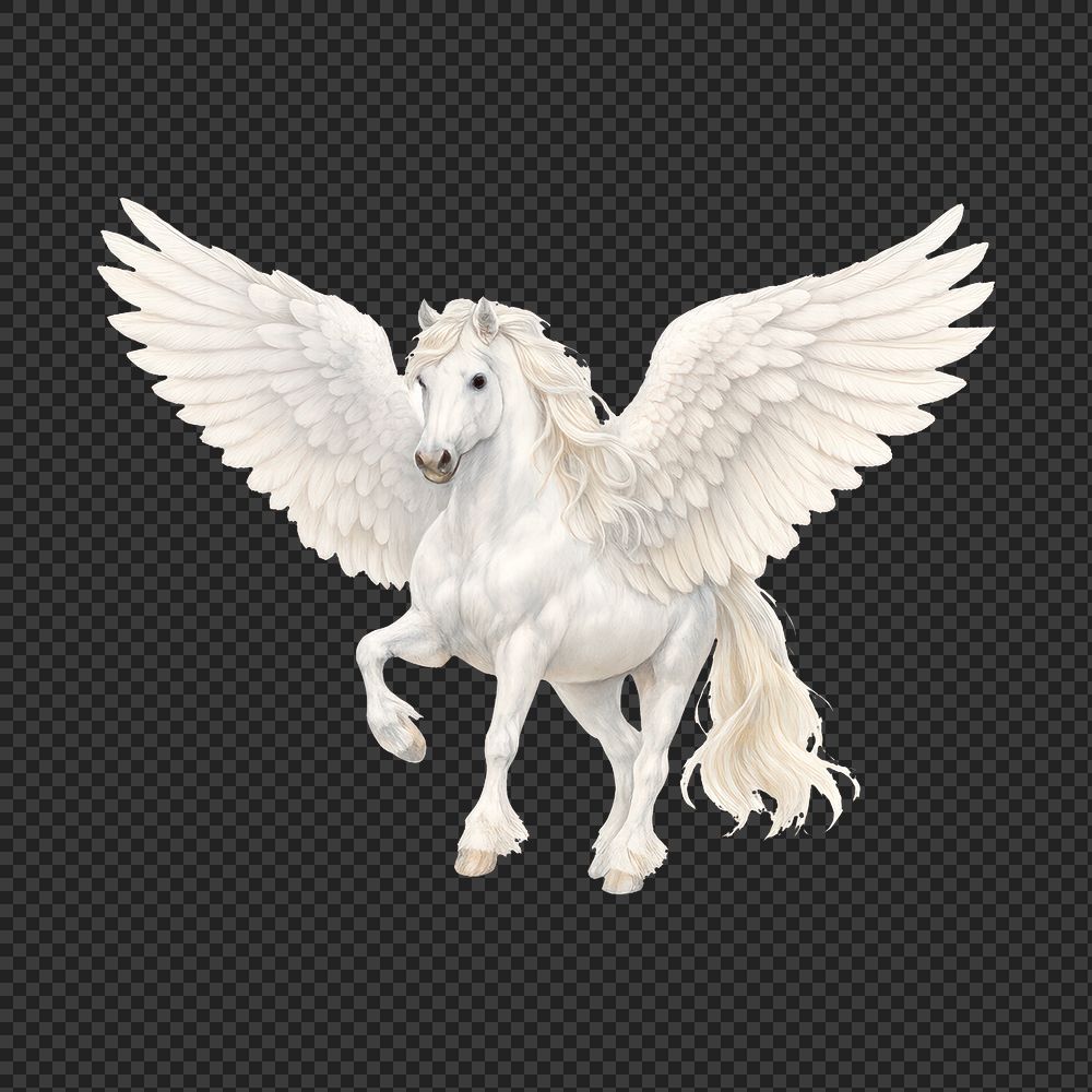 White Horses PNG Gradient Art Texture Images | Free Photos, PNG ...