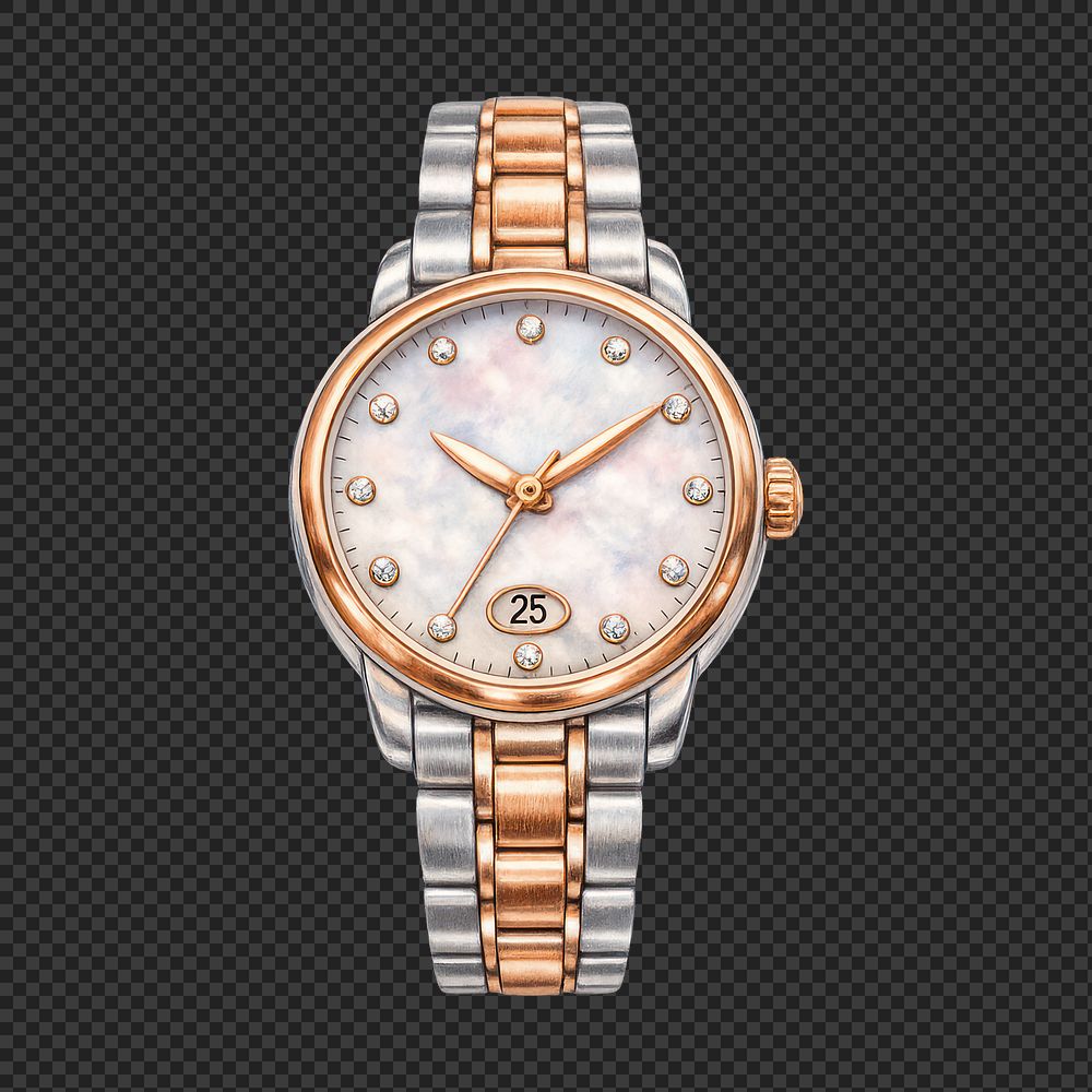 Silver+gold+watch PNG Images | Free Photos, PNG Stickers, Wallpapers ...