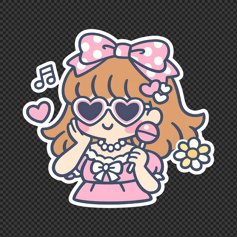 Retro Character Sticker PNG Images | Free Photos, PNG Stickers ...