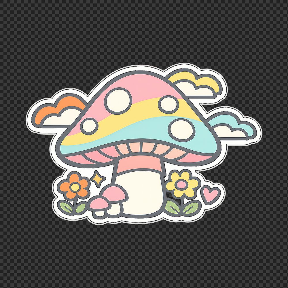 Mushroom Cloud Background Cartoon Images | Download Free Design ...