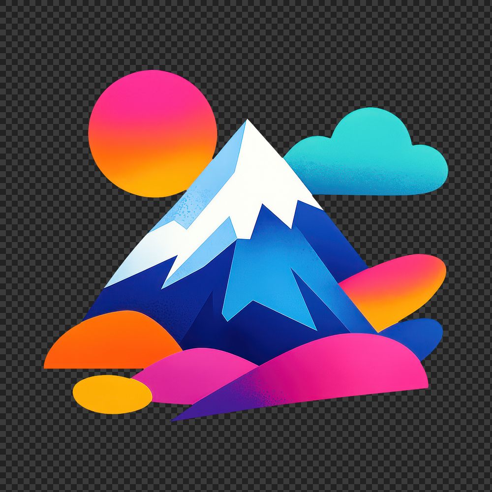 Mountain Sun Cloud Landscape Texture Images | Free Photos, PNG Stickers ...