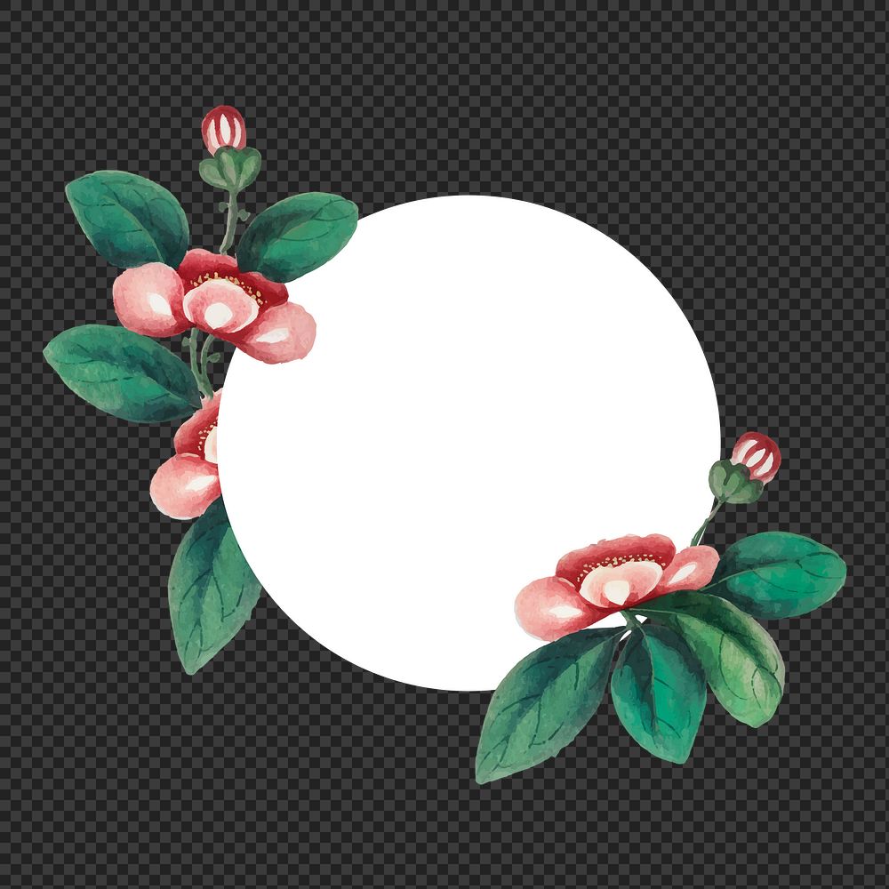 Round shape png, flower illustration | Free PNG - rawpixel
