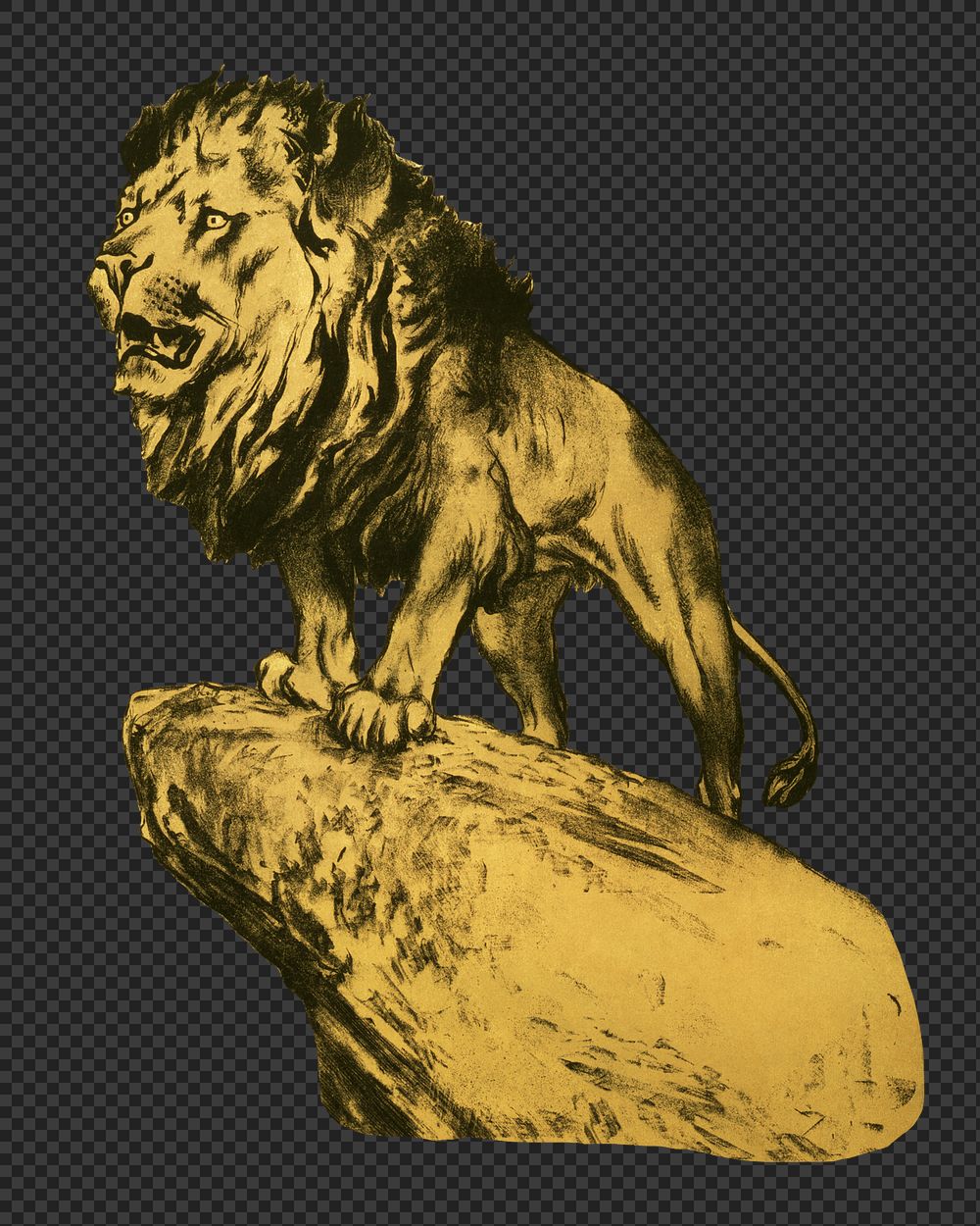 Lion Sculpture Design Vintage Art Transparent Images | Free Photos, PNG ...