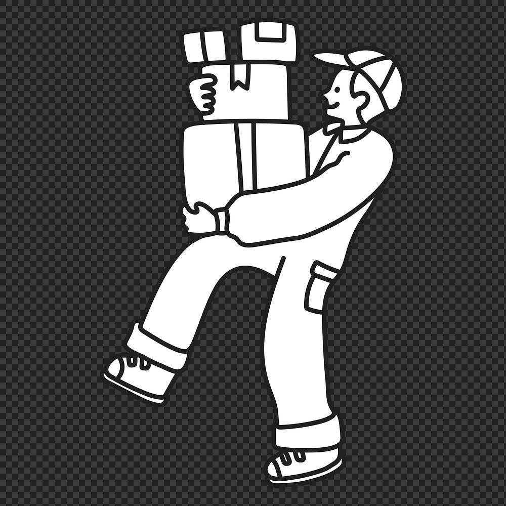 Doodle Illustration Delivery Images | Free Photos, PNG Stickers ...