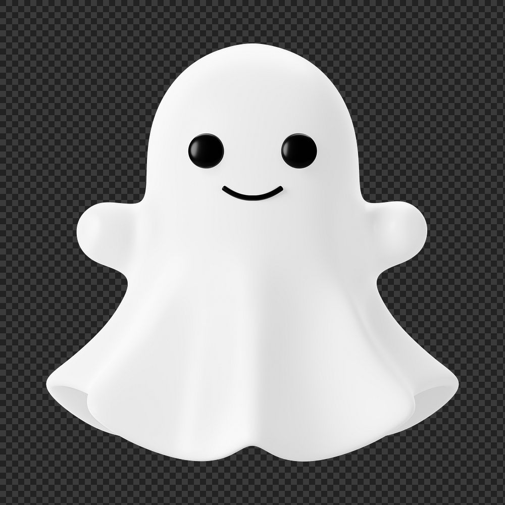 PNG 3D halloween ghost, element | Free PNG - rawpixel