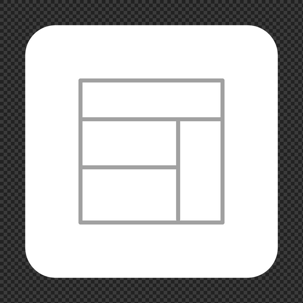 PNG layout edit icon transparent | Premium Icons - rawpixel