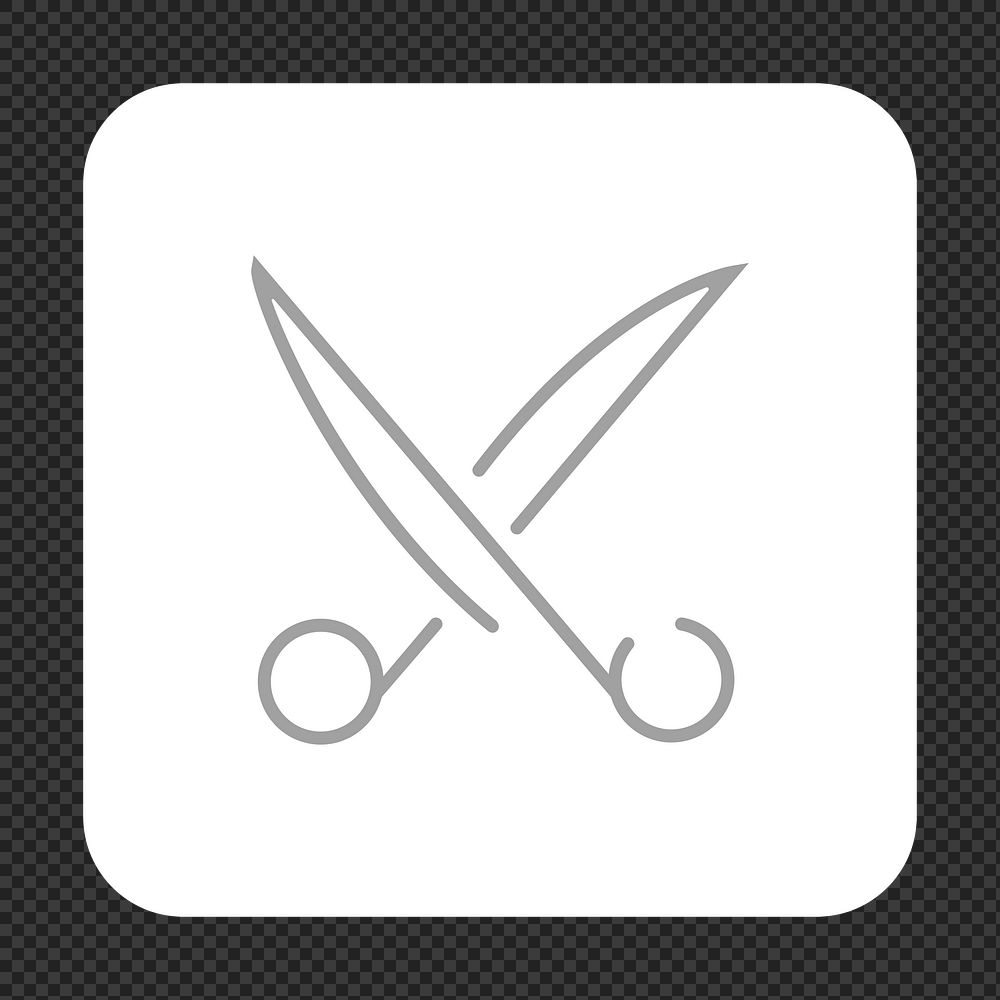 PNG scissors icon transparent background | Premium Icons - rawpixel