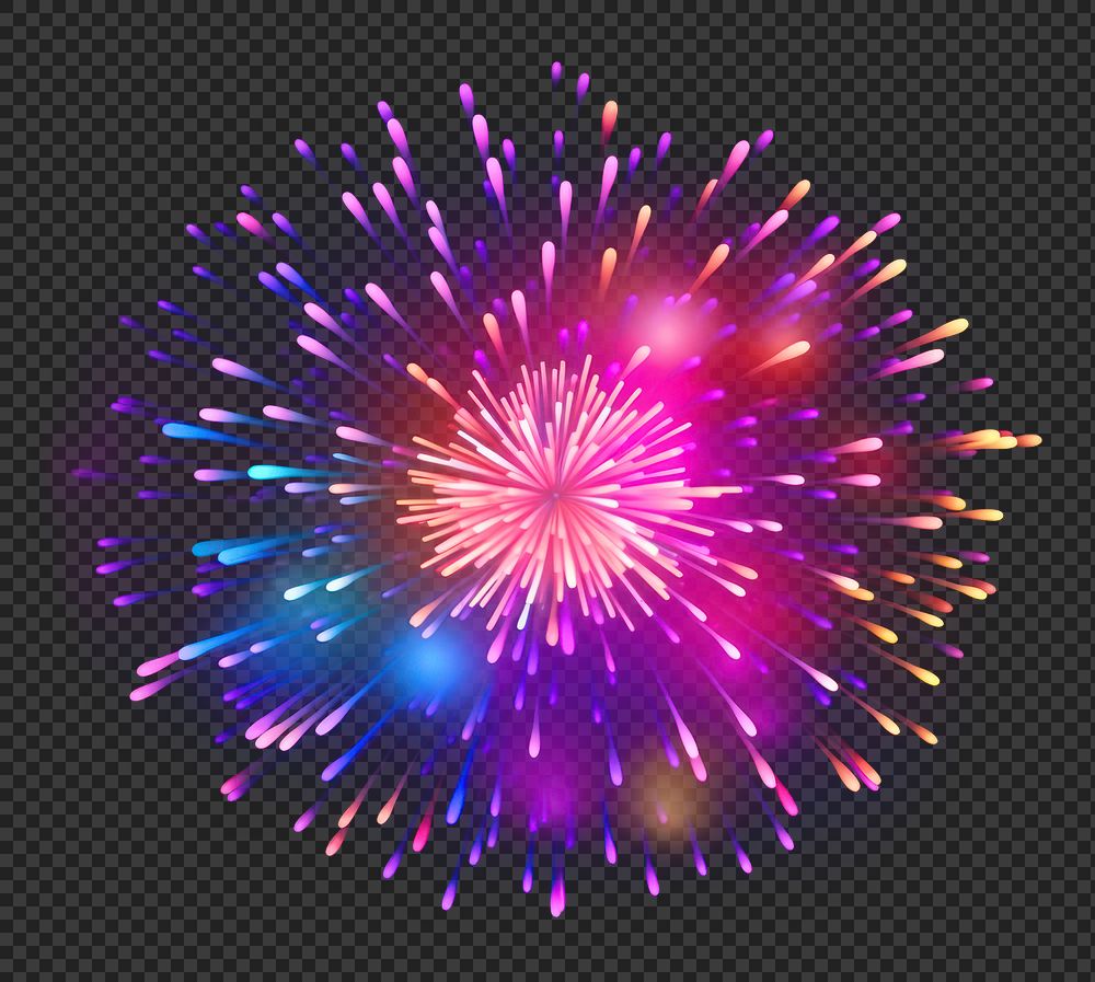 PNG Fireworks light night illuminated. | Free PNG - rawpixel
