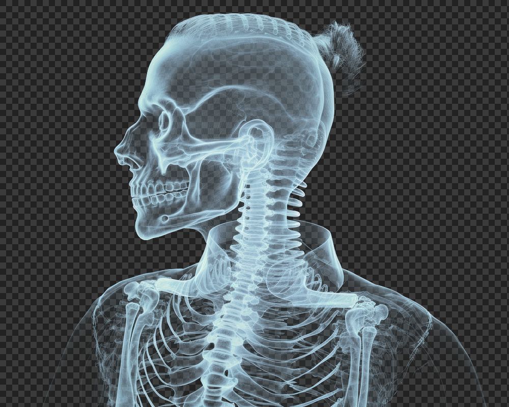 PNG X-ray radiography headshot portrait. | Free PNG - rawpixel